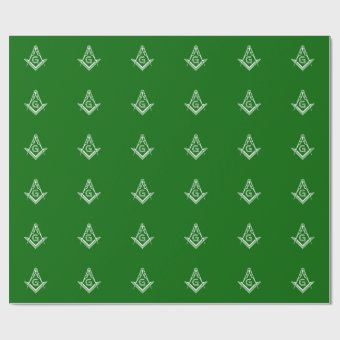 Masonic Wrapping Paper | Freemason Christmas Gift | Zazzle