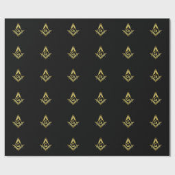 Masonic Wrapping Paper | Freemason Gift | Zazzle