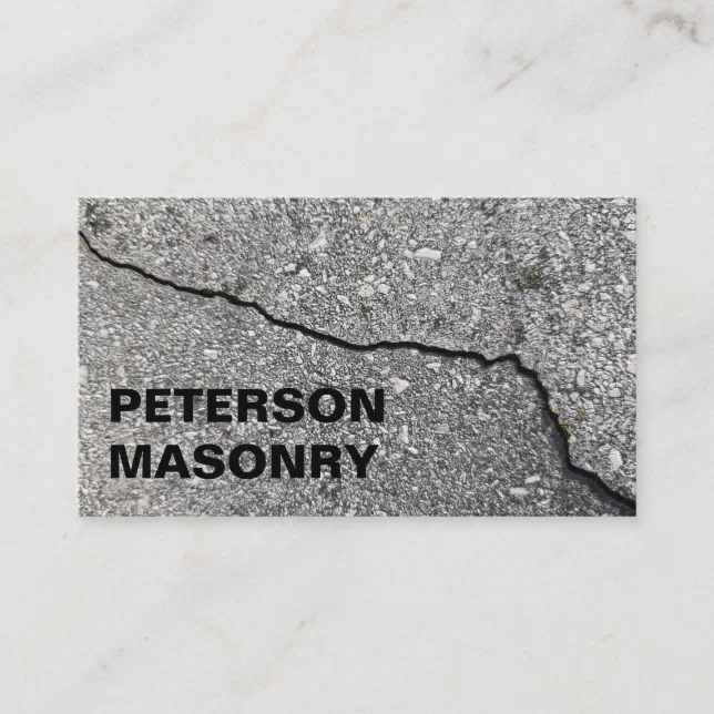 Masonry Construction - Masonry Business Card | Zazzle
