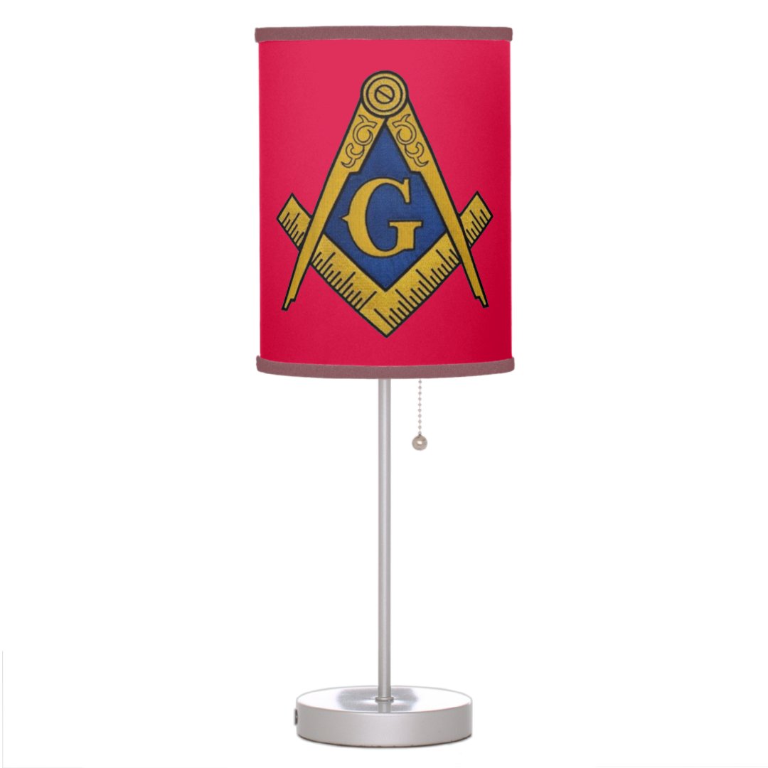MASONS TABLE LAMP | Zazzle