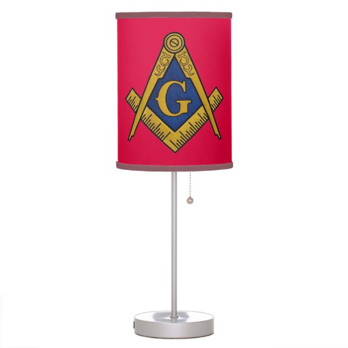 MASONS TABLE LAMP | Zazzle.com