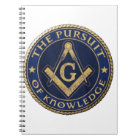 Modern Style Masonic Lodge Officer's Notebook | Zazzle.com