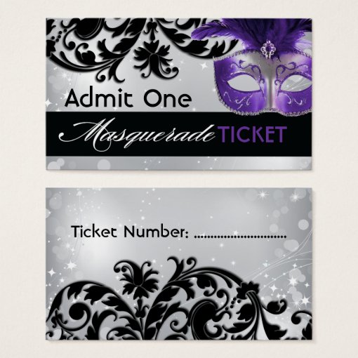 Masquerade Admission Tickets | Zazzle