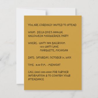 Masquerade Ball Costume Party Vintage Invitations | Zazzle