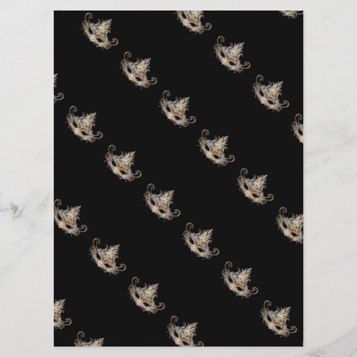 Masquerade Ball Dinner Menu | Zazzle