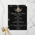 Masquerade Ball Dinner Menu | Zazzle