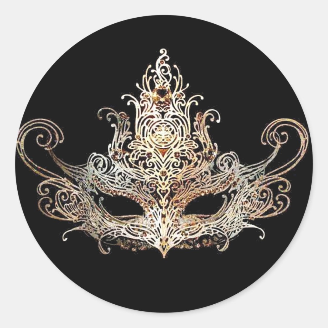 Masquerade Ball Stickers | Zazzle