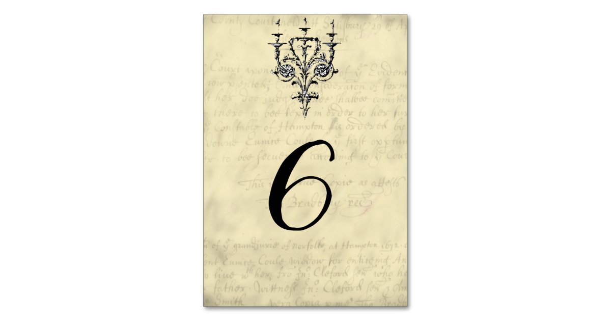 Masquerade Ball Table Number | Zazzle