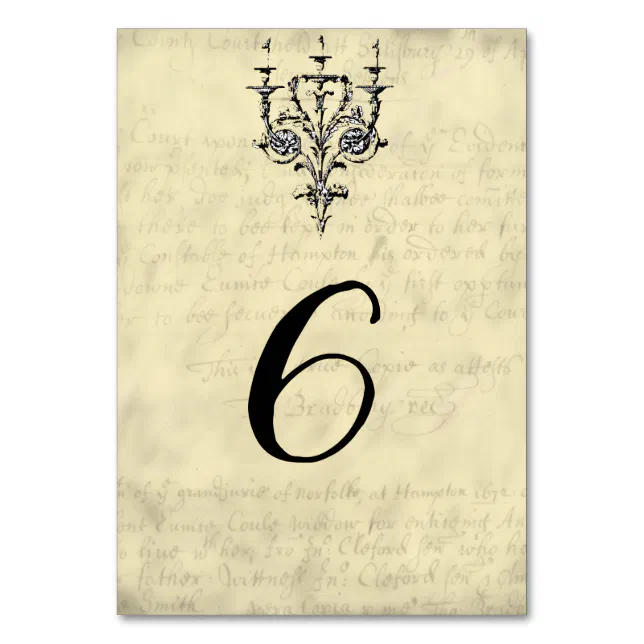 Masquerade Ball Table Number | Zazzle