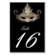 Masquerade Ball Table Number | Zazzle