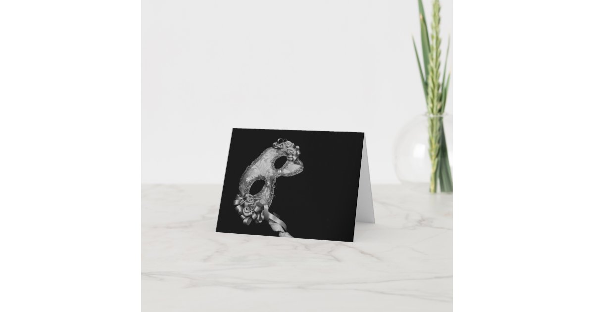 Masquerade Card | Zazzle