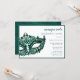 Masquerade Green Mask | Vibrant Emerald Graduation Invitation | Zazzle