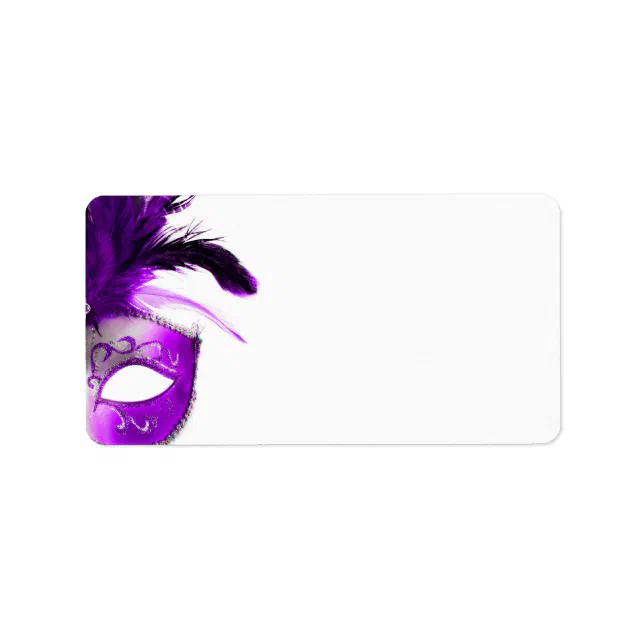Masquerade Mailing Labels | Zazzle