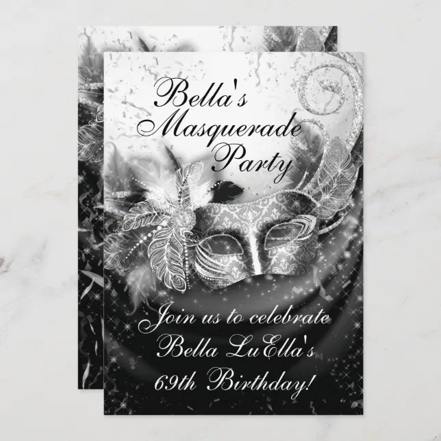 Masquerade Mardi Gras Party Invitation | Zazzle