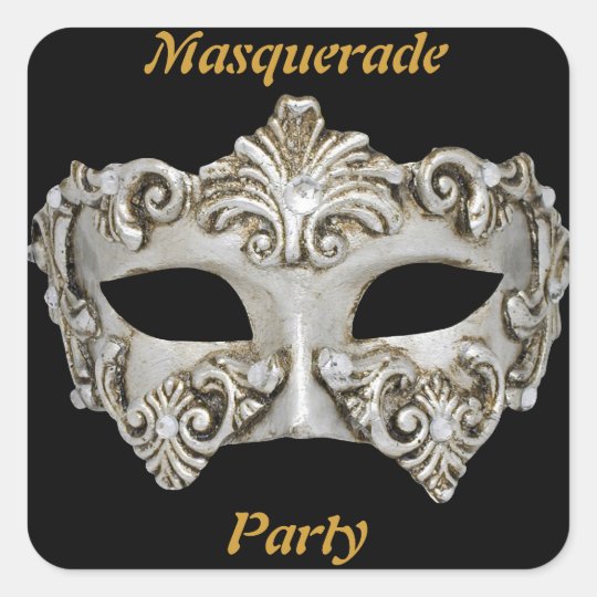 Masquerade Party Stickers | Zazzle.com