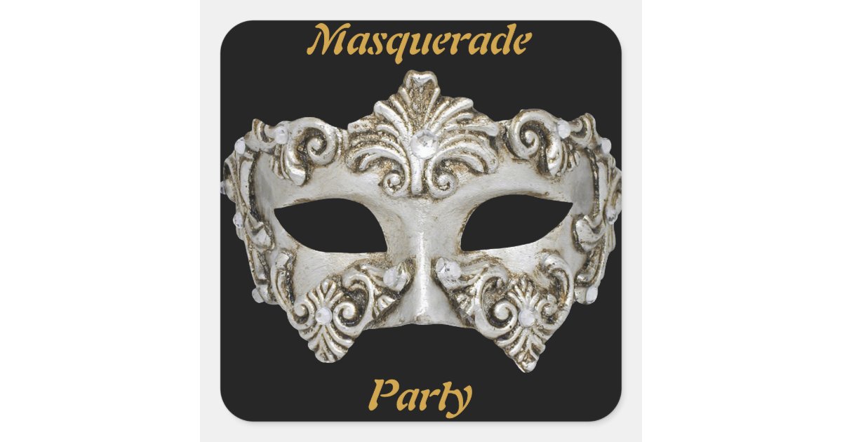 Masquerade Party Stickers | Zazzle