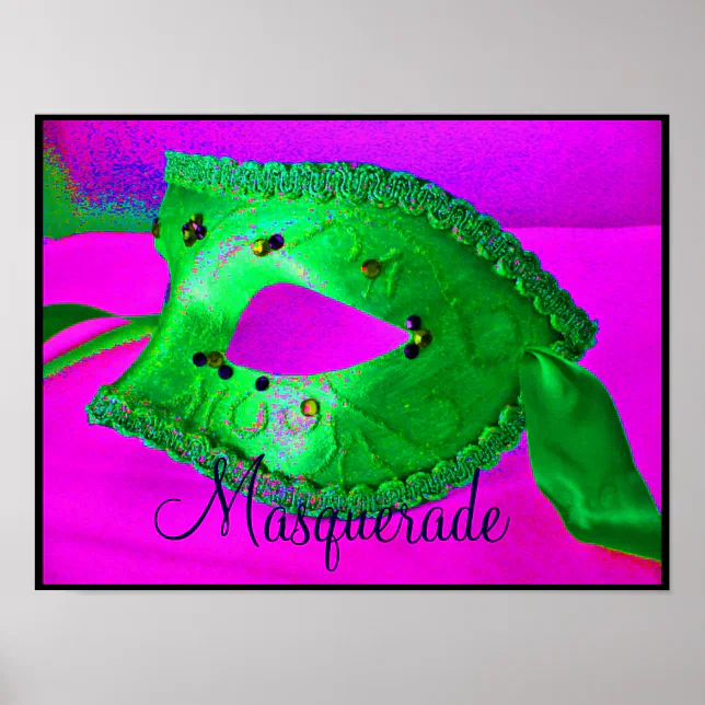 "Masquerade" Poster | Zazzle