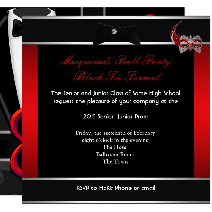 masquerade-prom-high-school-dance-red-black-invitation-zazzle