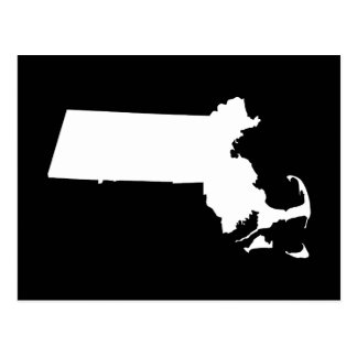 Massachusetts Shape Postcards | Zazzle