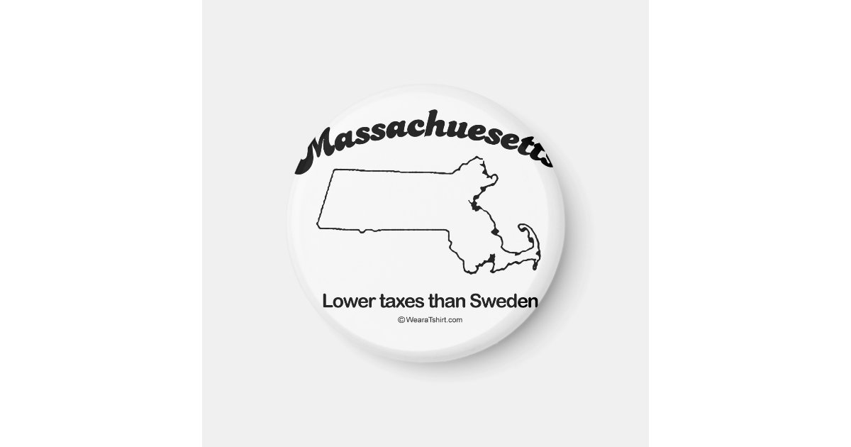 MASSACHUSETTS - "MASSACHUSETTS STATE MOTTO" T-shir Magnet | Zazzle