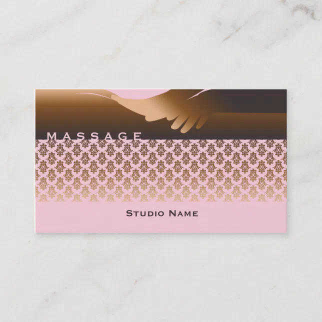 Massage - Business Card | Zazzle