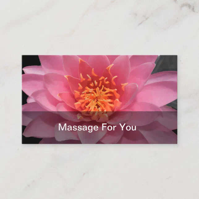 Massage Business Cards Template | Zazzle