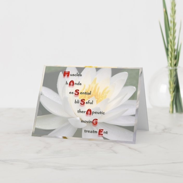 Massage Card