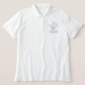 Monogrammed Initials Notary Public Customized Embroidered Polo Shirt ...