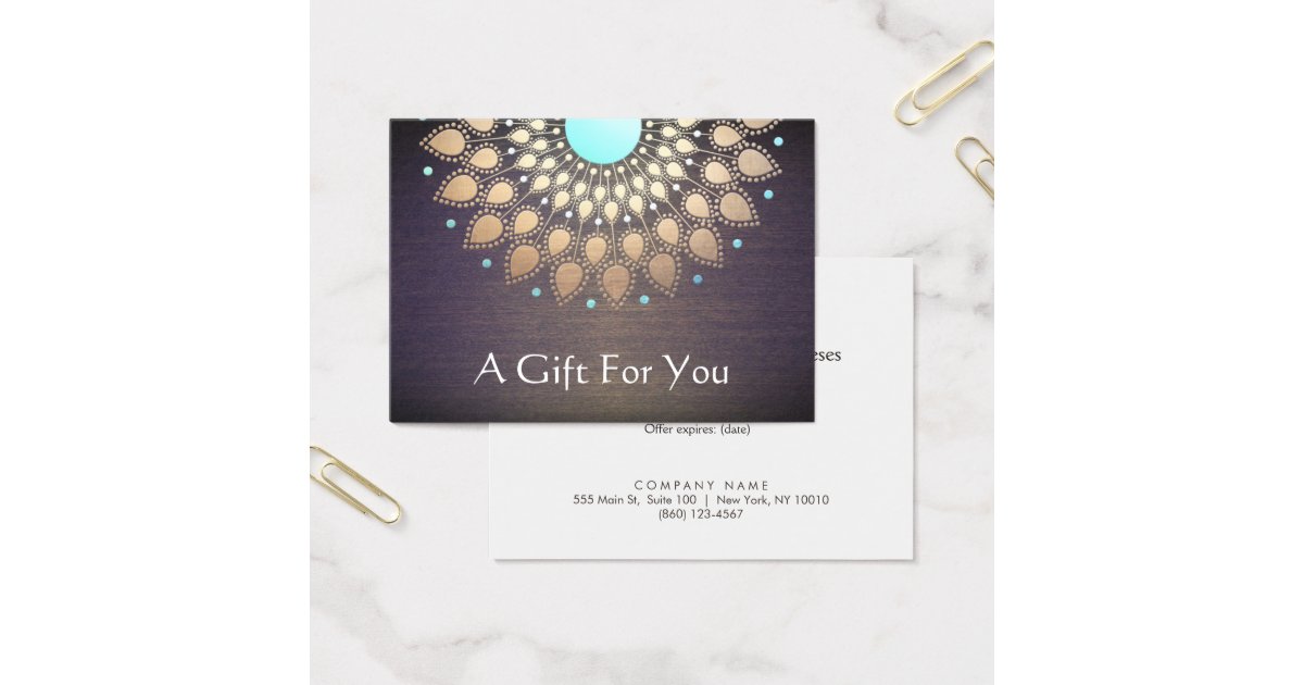 Massage Therapist Gift Card | Zazzle