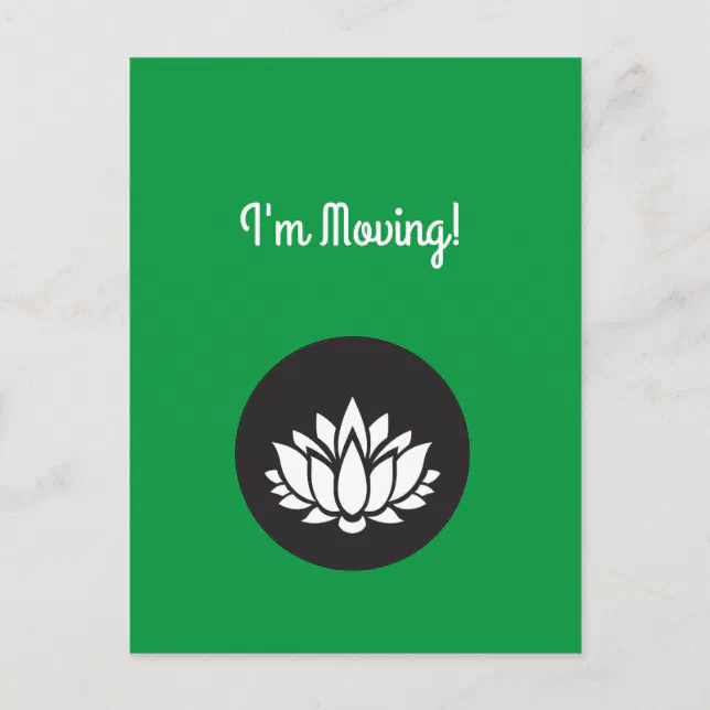 Massage Therapist Salon Moving Postcard | Zazzle