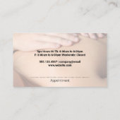Massage Therapy Appointment Card | Zazzle
