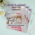 Massage Therapy Business Advertising Flyer | Zazzle