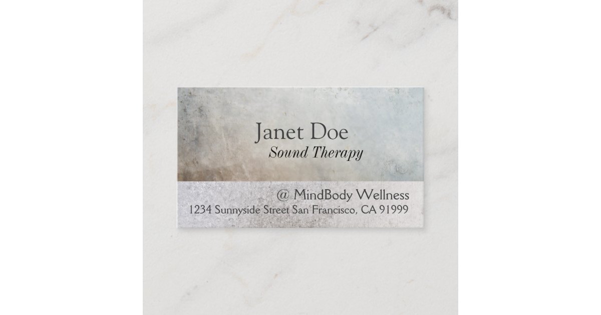 Massage Therapy Healing Arts Business Card | Zazzle