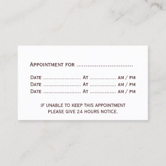 Massage Therapy Professional Therapist Appointment | Zazzle