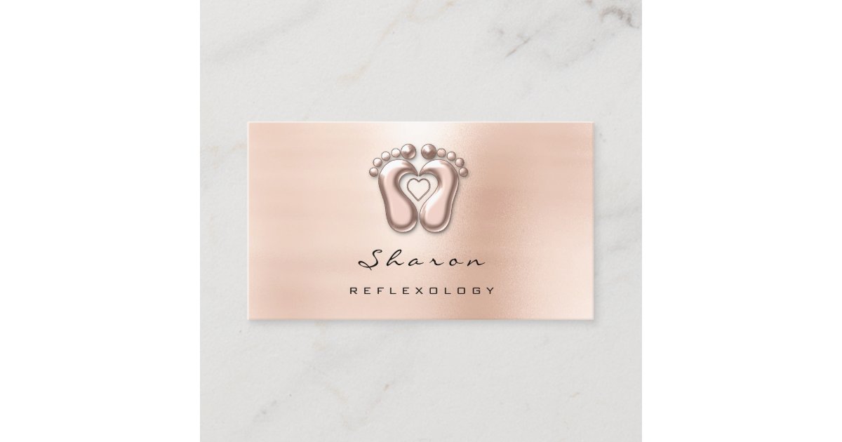 Massage Therapy Reflexology Therapist Social Skinn Business Card | Zazzle