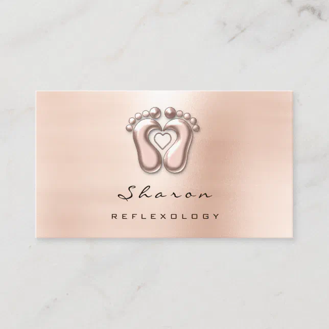 Massage Therapy Reflexology Therapist Social Skinn Business Card | Zazzle