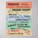 Massage Therapy Words Poster | Zazzle
