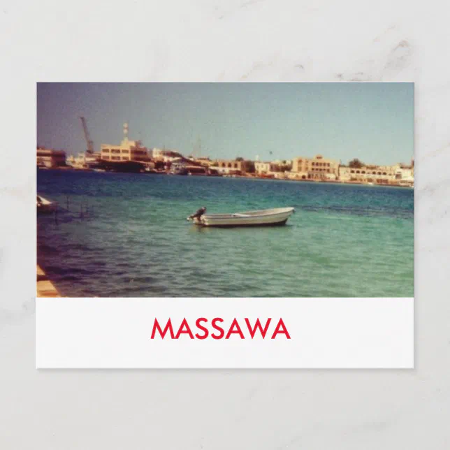 MASSAWA POSTCARD | Zazzle