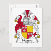 Massey Family Crest Postcard | Zazzle