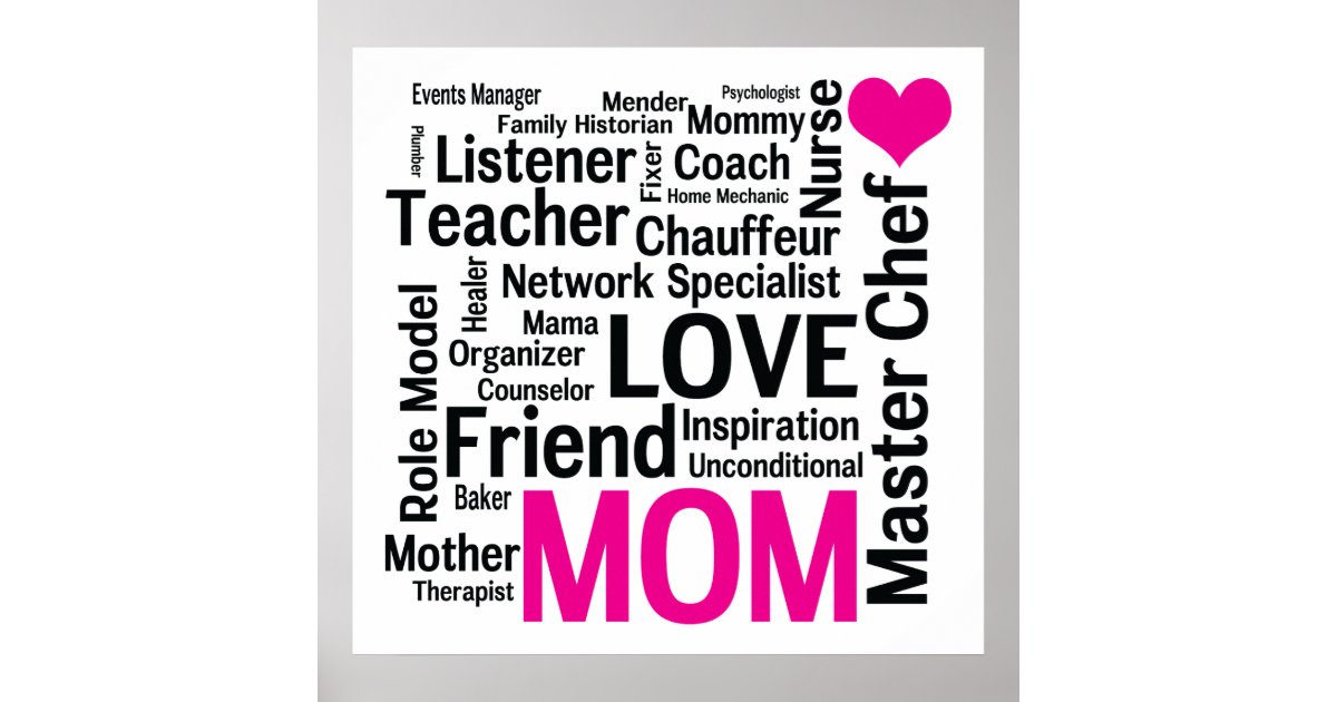 Master Chef Mom - Multitasking Do-it-All Mother Poster | Zazzle
