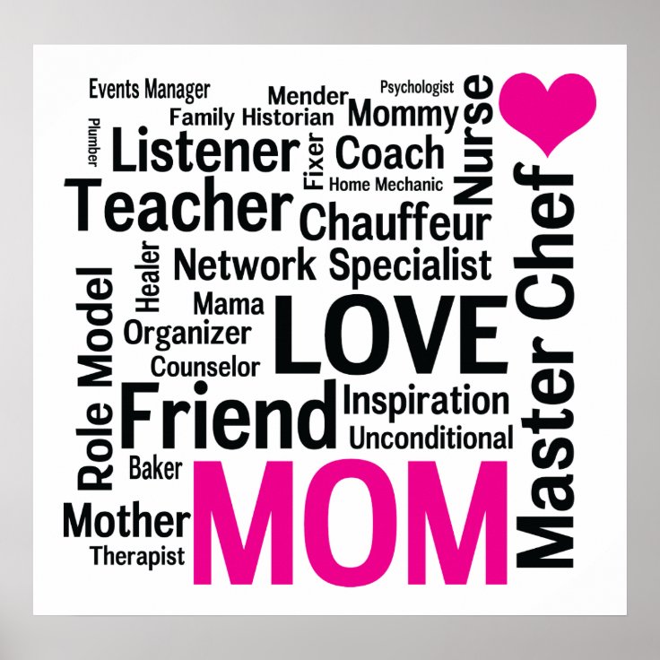 Master Chef Mom - Multitasking Do-it-All Mother Poster | Zazzle