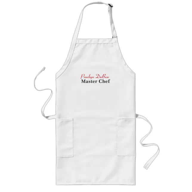 Master Chef Personalized Apron | Zazzle