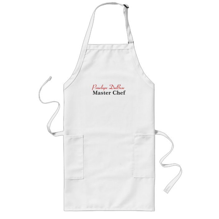 Master Chef Personalized Apron | Zazzle.com