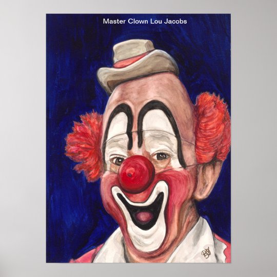 Master Clown Lou Jacobs Poster | Zazzle.com