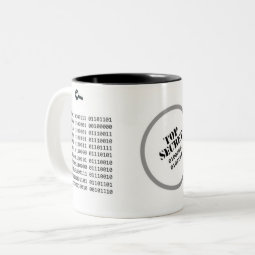 Master Computer Programmer Binary Code AH2009 Two-Tone Coffee Mug | Zazzle
