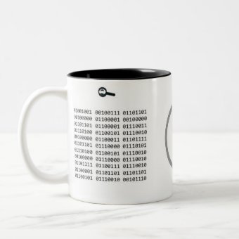 Master Computer Programmer Binary Code AH2009 Two-Tone Coffee Mug | Zazzle
