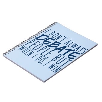 Master Debater Funny Speech and Debate Team Notebook | Zazzle