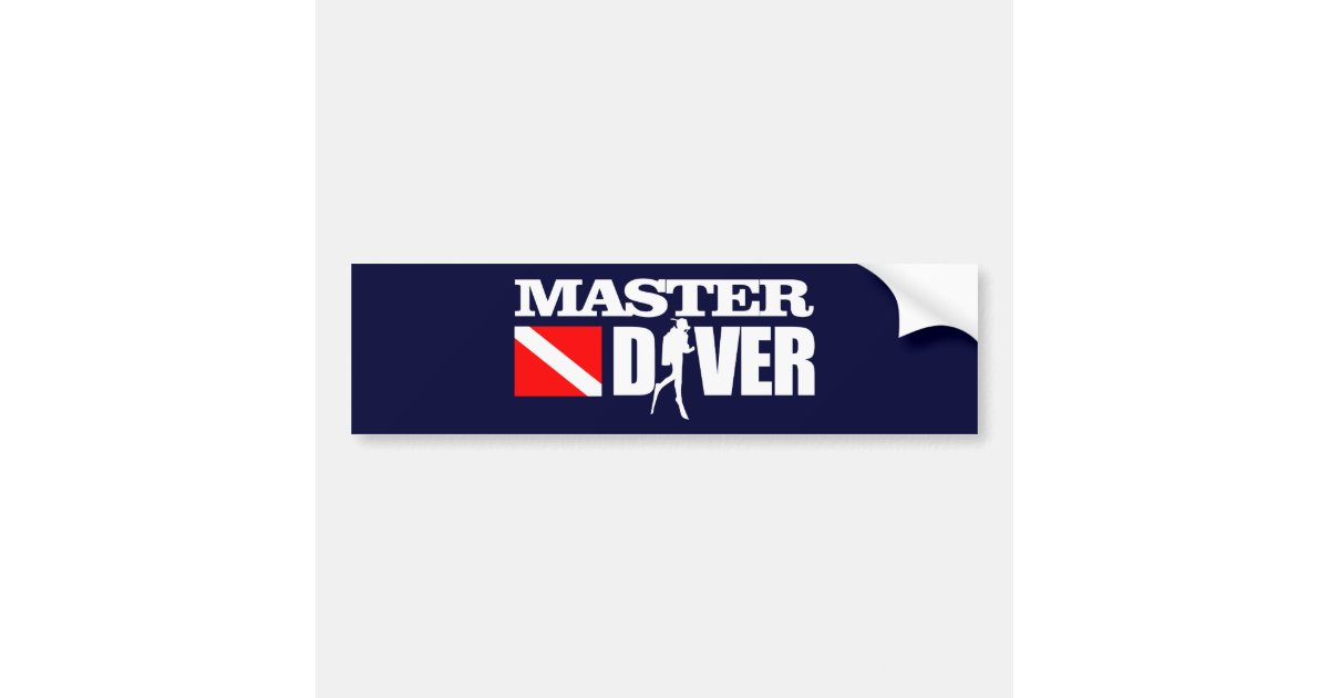 Master Diver 2 Bumper Sticker | Zazzle