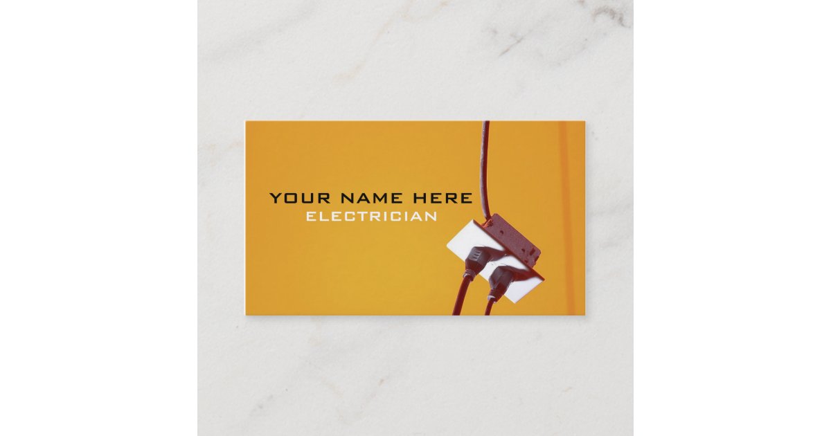 Master Electricians Business Card | Zazzle