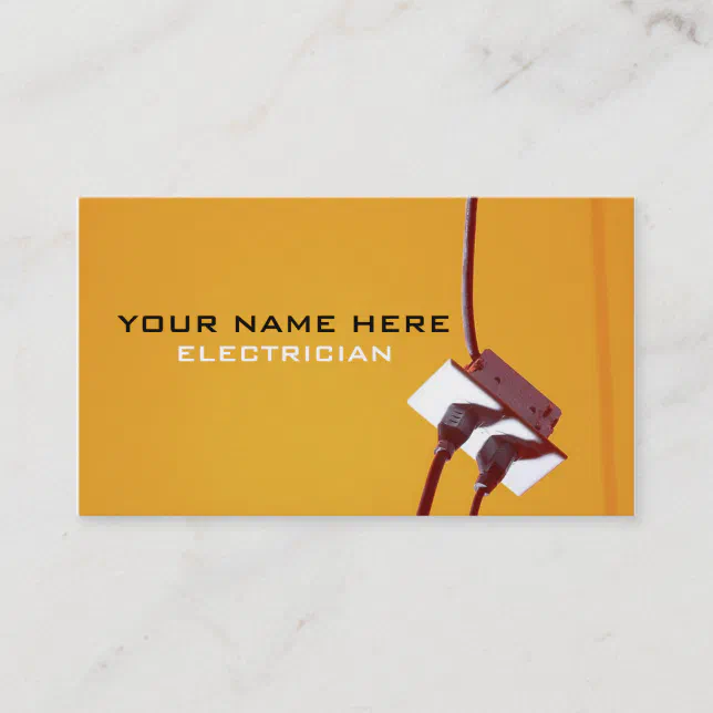 Master Electricians Business Card | Zazzle